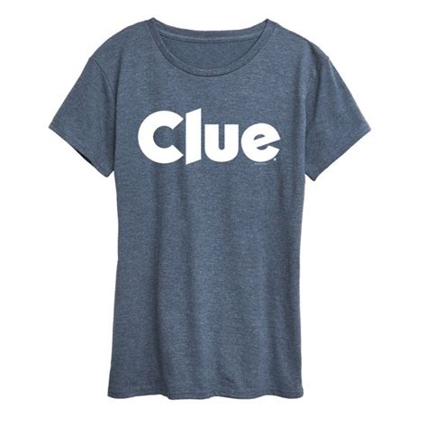 Clue Clue Logo Womens Short Sleeve Graphic T Shirt