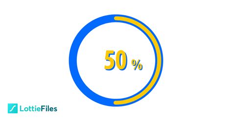 Circle Preloader With Percentage On Lottiefiles Free Lottie Animation