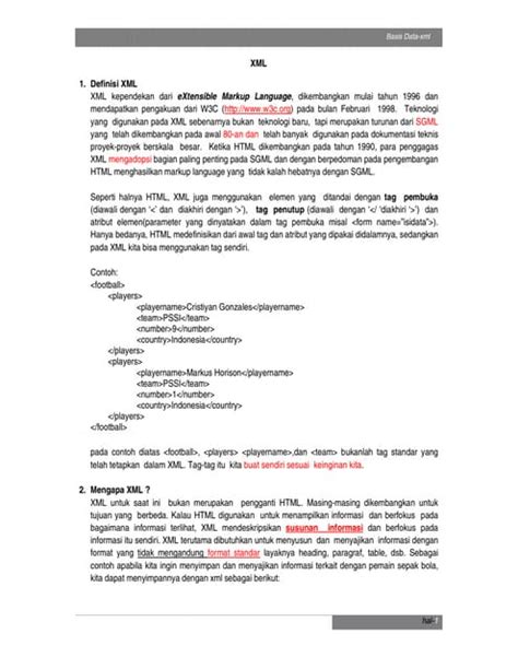 Tentang Xml Pdf