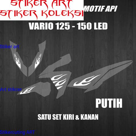 Striping Vario Led Cutting Motif Api Striping Hotwheel Style Vario Led 125 150 Lazada