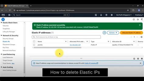 How To Delete Instances Elastic Ips Everything In Aws Ec2 Khmer Youtube