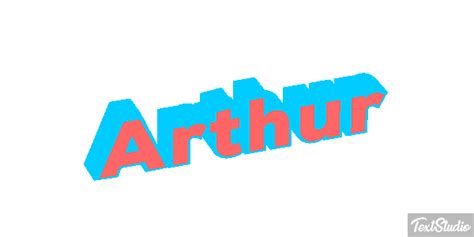 Arthur Name Animated  Logo Designs