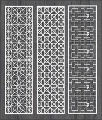 Vertical Column Pattern For Money For Laser Cut Cnc Free Dxf File