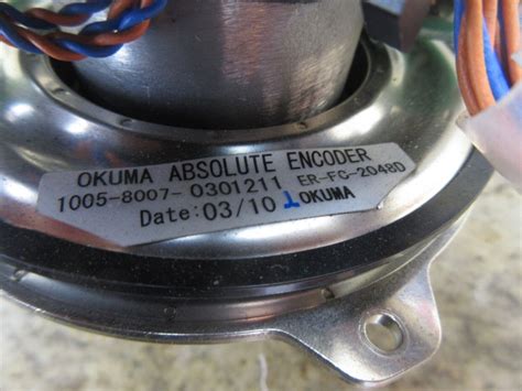 Okuma Absolute Encoder 1005 8007 0301211 Er Fc 2048d 0310 E4809 820
