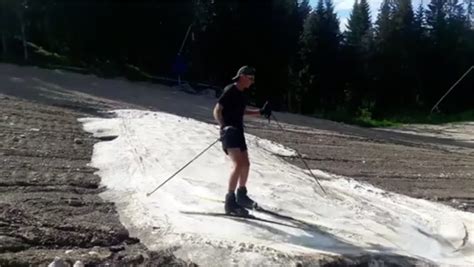 Her Går Tom 64 én Mil I Juli