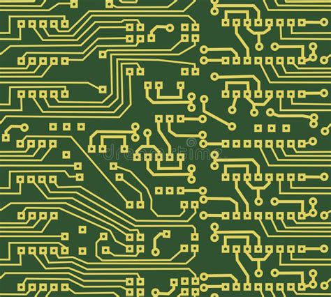 Circuit Board And Binary Code Stock Vector Illustration Of Microcircuitry Contemporary 26104664