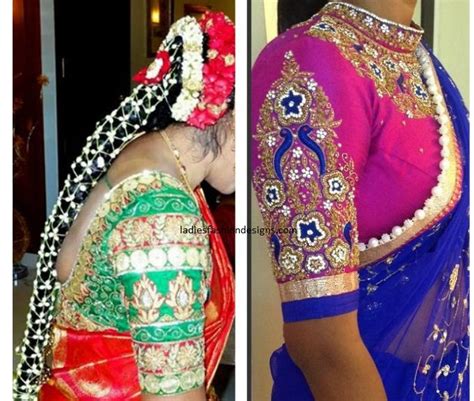 New Looking Trendy Sleeve Designs Fashion Beauty Mehndi Jewellery Blouse Design