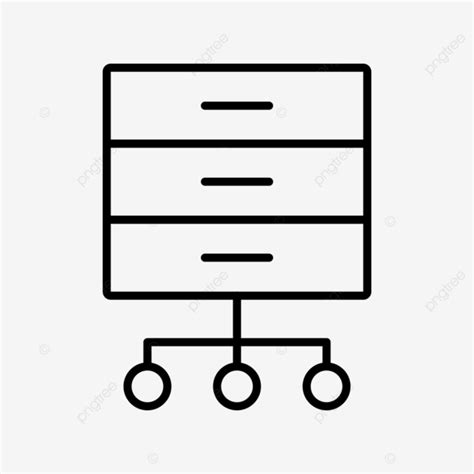Database Connection Line Icon Data Connection Data Connection Png