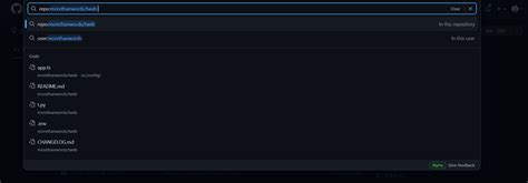 Repo Info Inside New Alpha Search Bar Z Index Issue · Issue 6151