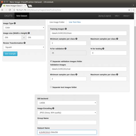Working With ImageNet ILSVRC2012 Dataset In NVIDIA DIGITS