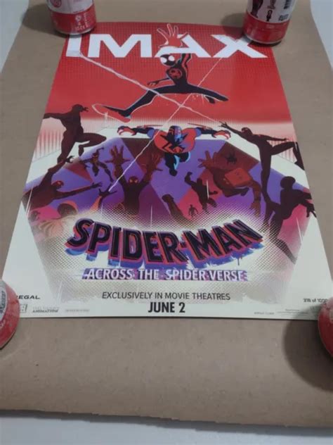 Spider Man Across The Spider Verse 2023 Amc Imax Poster Guardians Gotg Vol3 £1572 Picclick Uk