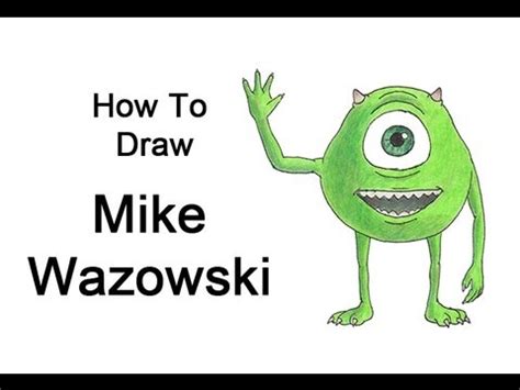 Monsters Inc Characters Mike Wazowski Drawing