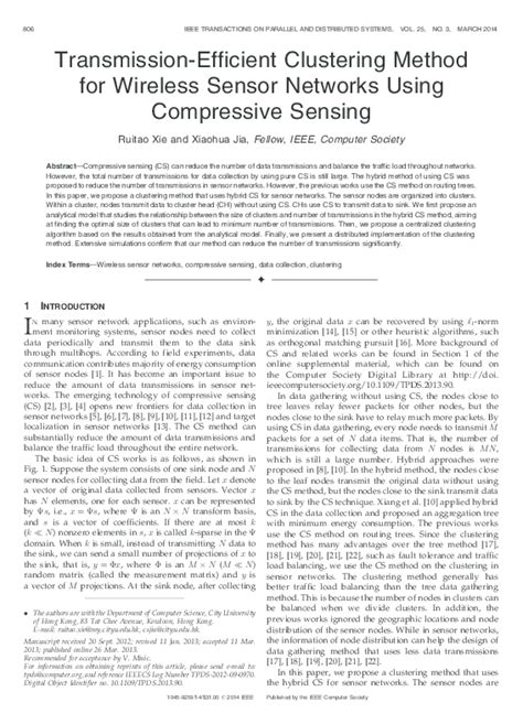 Pdf Transmission Efficient Clustering Method For Wireless Sensor