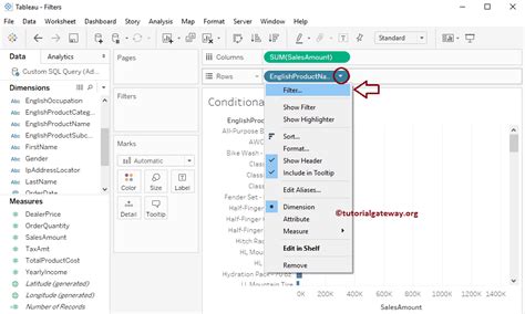 Conditional Filters In Tableau