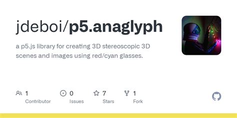 Github Jdeboip5anaglyph A P5js Library For Creating 3d