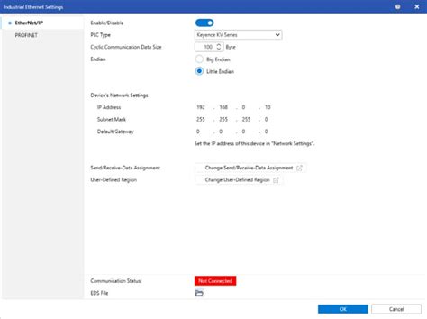 Kv X Series × Vs Series Ethernetip™ Connection Guide Keyence India