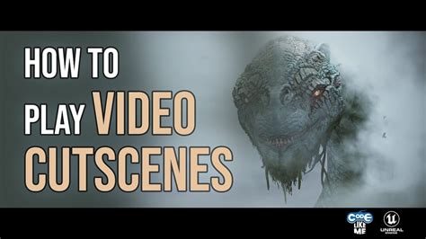 how to play a pre rendered video cutscene in unreal engine r