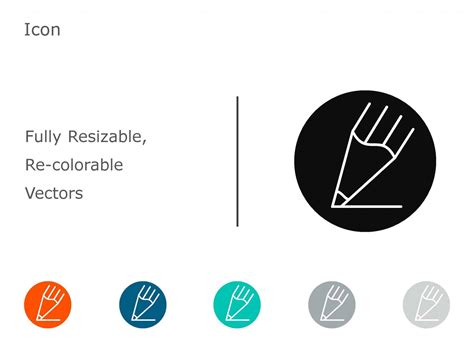 Editable Pen Icons For PowerPoint SlideUpLift