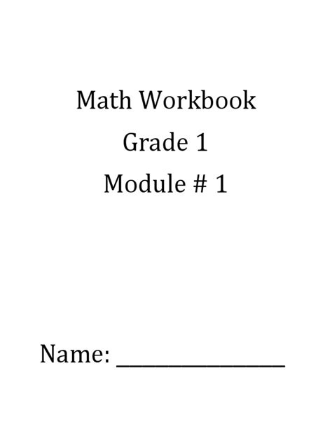 Math Workbook Grade 1 Module Pdfdrive Pdf Integumentary System Foot