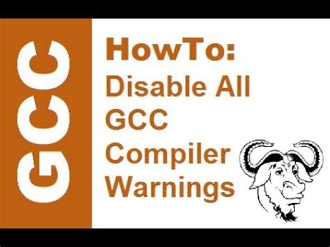 GCC Disable All Gcc Warnings YouTube