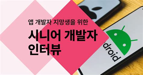시니어 앱 개발자가 취업 준비생에게 전해주는 노하우 앱 개발 전망 독학 준비 내일배움캠프 블로그