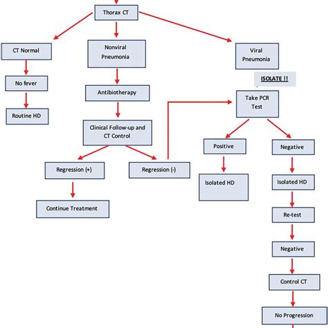 Management Algorithm For Hd Patients With Fever Andor Dyspnea Ct