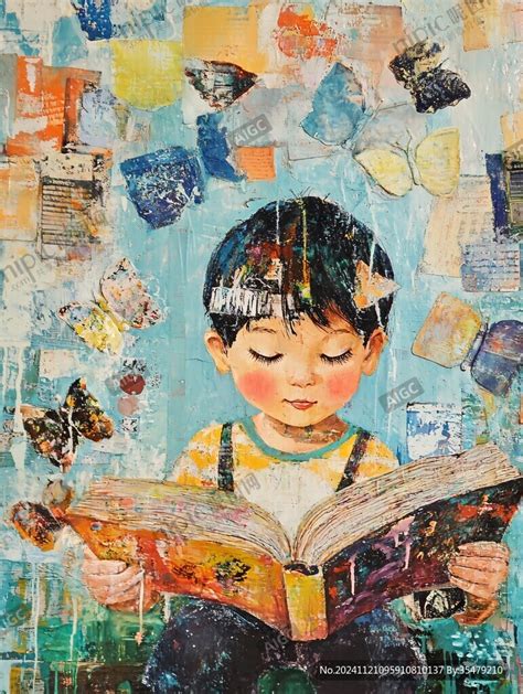 Ai创作图童趣你看书 读书的小孩 读书儿童插画 阅读的想象力 看书的小孩 看连环画的小孩 读书童 阅读的小孩 儿童看书插画 查找书籍的小孩 手绘读书小男孩 书香少年 伴读书童 读书像 念书的