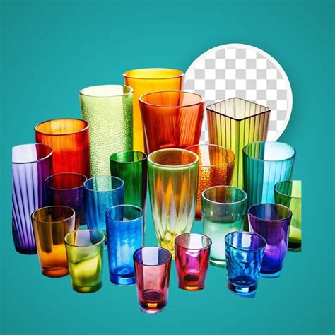 Premium Psd Laboratory Glassware With Colored Liquid