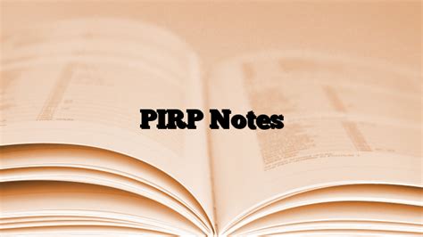 BIRP Notes Cheat Sheet BirpNotes