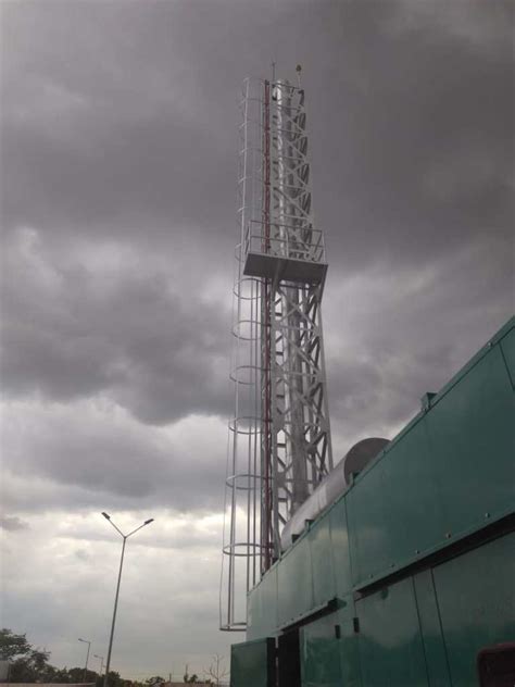 Generator Exhaust Stack Commissioning