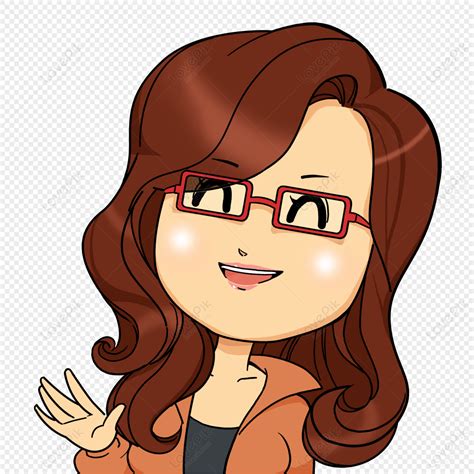 직장에서 여성 만화 캐릭터 Png 일러스트 무료 다운로드 Lovepik