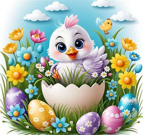 Великденско пиле онлайн пъзел