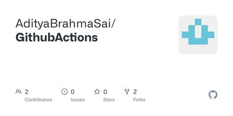 Github Adityabrahmasaigithubactions