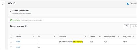 Dynamodb How To Run Query Filters On A Column Having Property String Set Raws