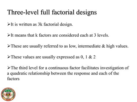 Optimization Technology And Screening Design Sathish H T Pptx Physics Science
