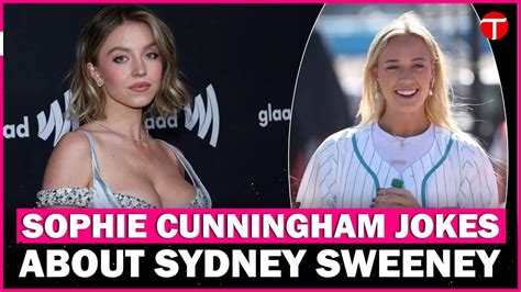 Sophie Cunningham Jokes About Sydney Sweeney After Nascar Meet Up