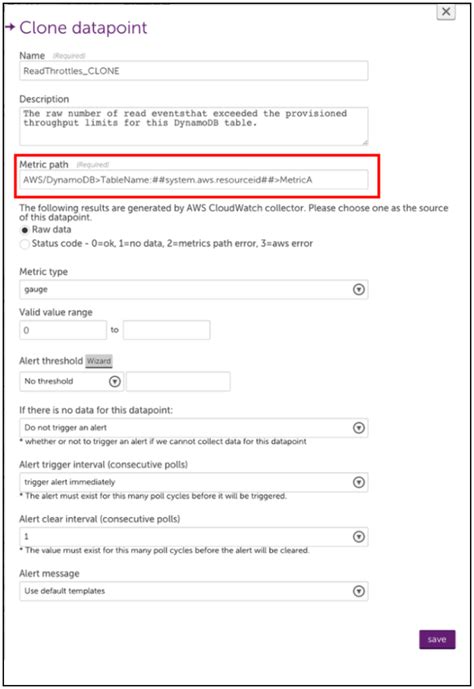 Customizing Aws Cloudwatch Datasources Logicmonitor