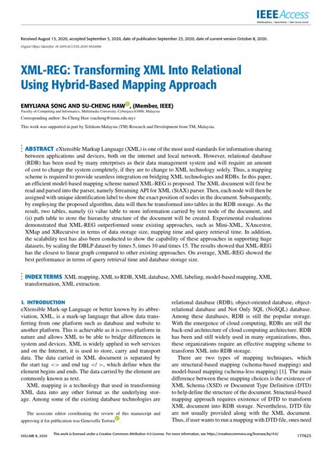 Pdf Xml Reg Transforming Xml Into Relational Using Hybrid Based