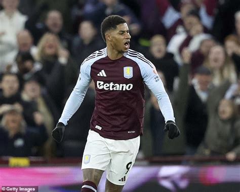 Marcus Rashford Hailed As Aston Villas New Hero After Setting Up Both Goals And Inspiring