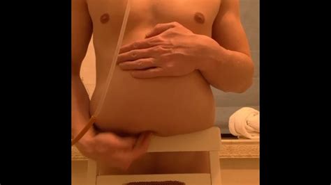 My Stomach Bowel And Bladder Inflation In A Hotel With Compression😤i