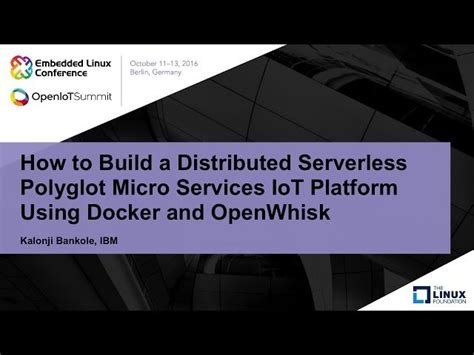 Free Video How To Build A Distributed Serverless Polyglot Microservices Iot Platform Using
