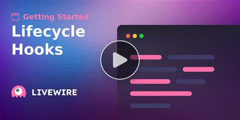 Lifecycle Hooks Screencast Laravel Livewire