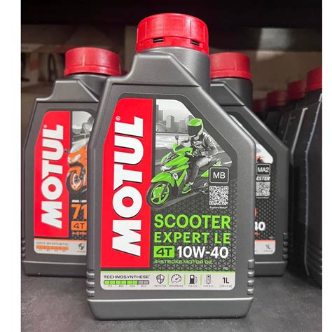 4罐【阿齊】魔特 Motul 10w 40 Mb Scooter Expert Le 4t 10w40 機車機油 蝦皮購物