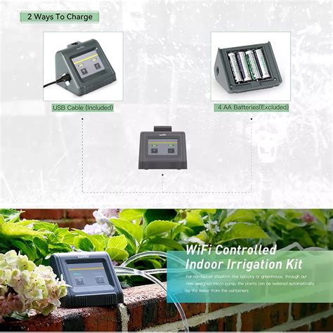 Wifi Tuya Smart Automatic Drip Irrigation System With Diy Pump Automatic Water Drip Irrigation