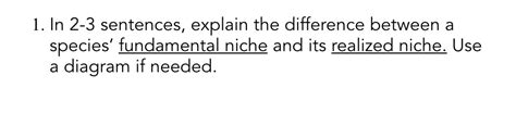 [solved] 1 In 2 3 Sentences Explain The Difference Between A Species