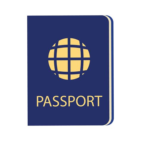 Vector Front Cover Of Passport Isolated On White 31388219 Vector Art At Vecteezy