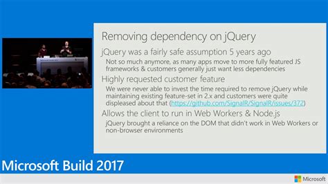 Build 2017 Signalr Net Core Realtime Cross Platform Open Web Communication Youtube