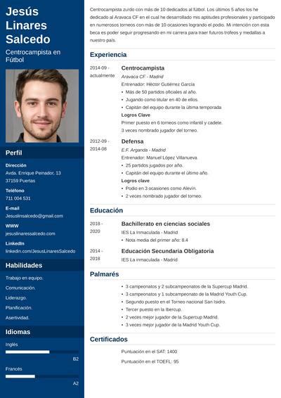 Currículum Deportivo Para Becas Guía Y Modelo De Cv