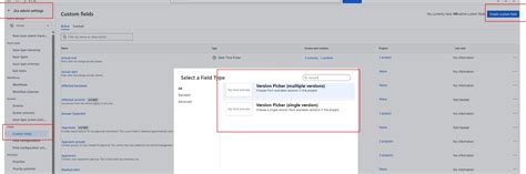 Solved Bug Issue Type Adding A Field Found In Version