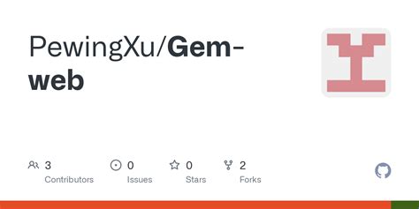 github pewingxu gem web
